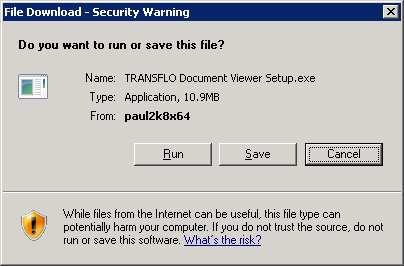 Install the Transflo DMS Workflow Web Client